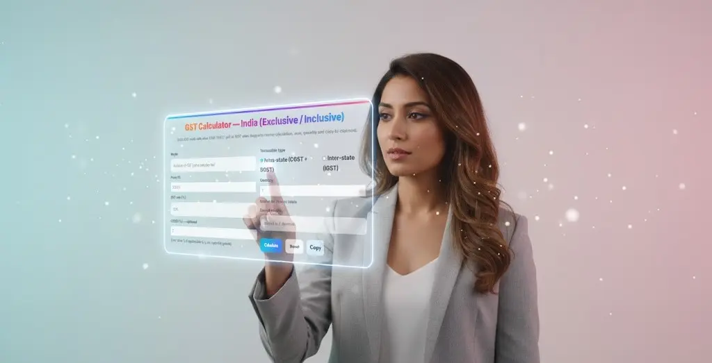 Free GST Calculator India — Exclusive & Inclusive GST Calculation